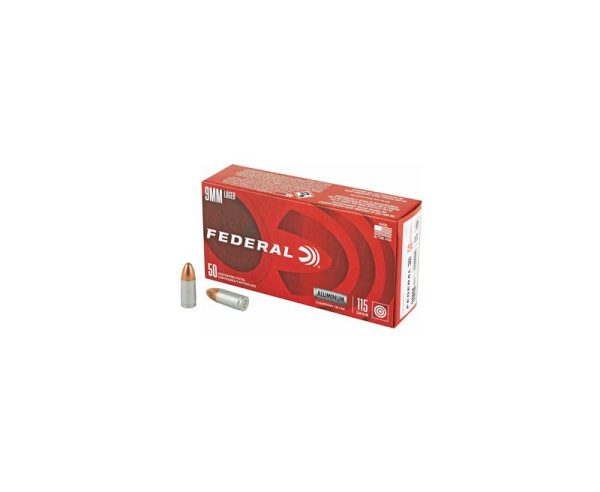 Federal Champion Aluminum 9mm 115-Grain 50-Rounds FMJ | Order Now